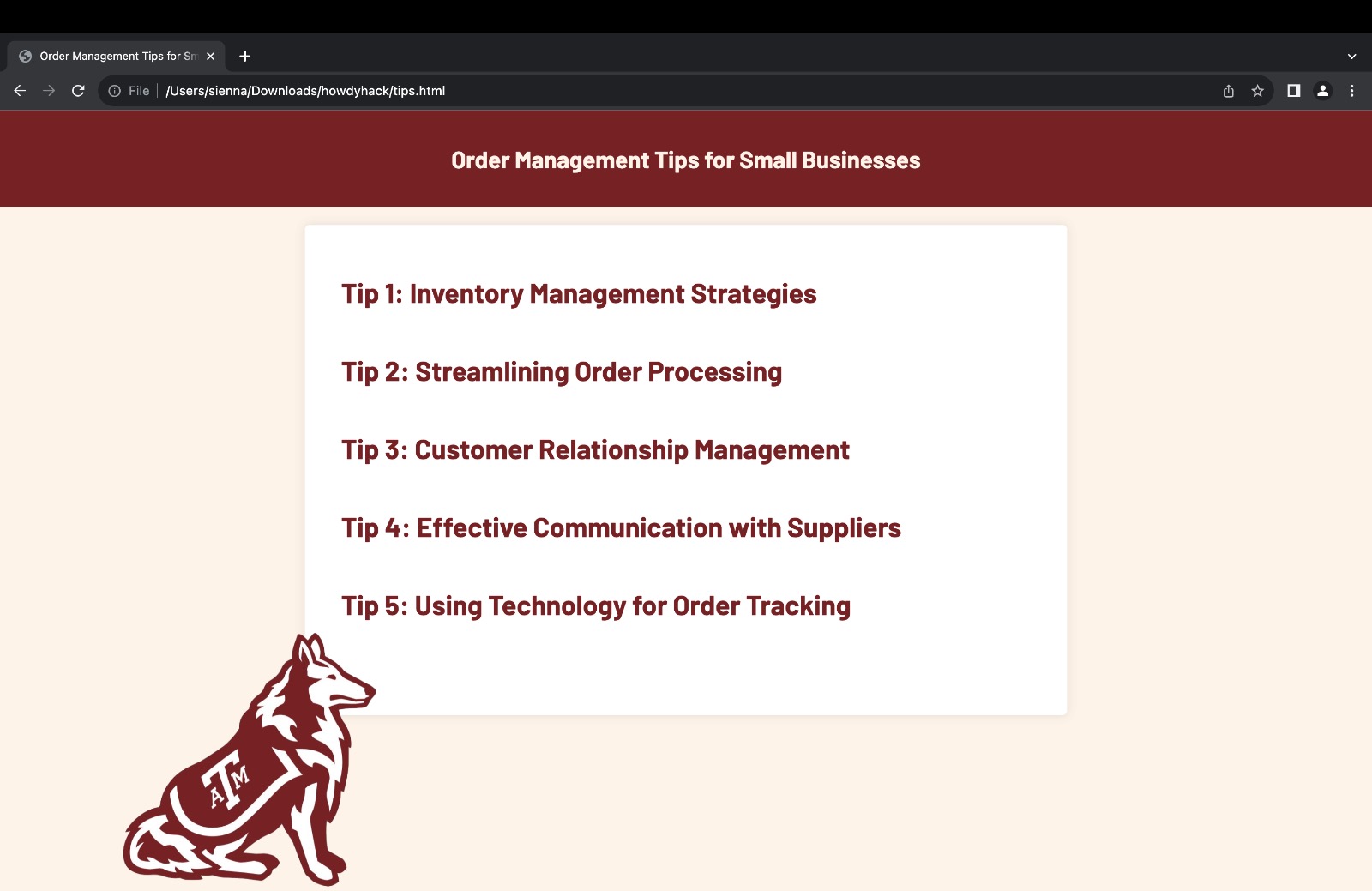 Howdy Manage | Devpost