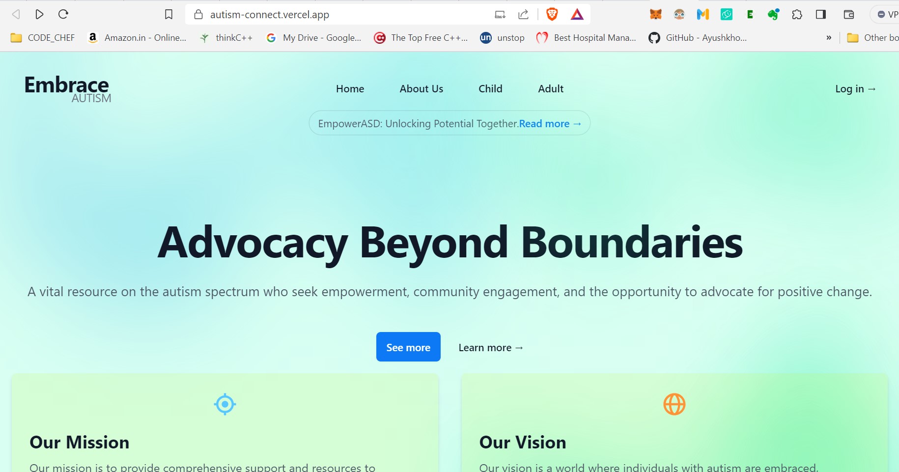 Embrace Autism | Devpost