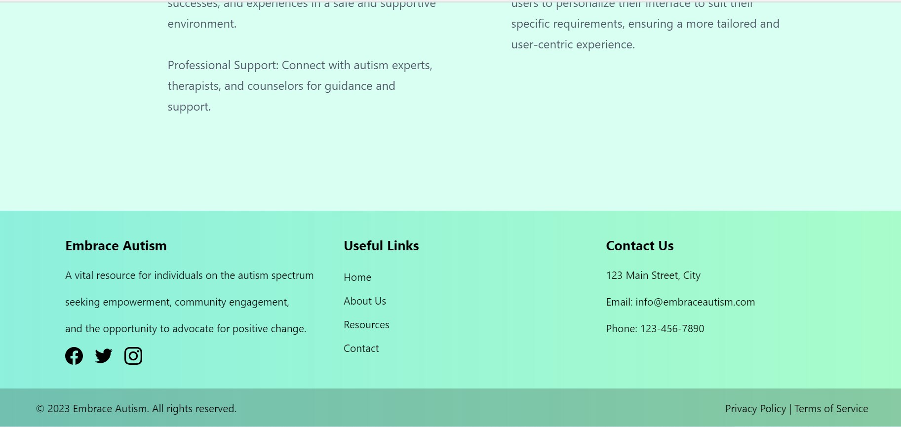 Embrace Autism | Devpost