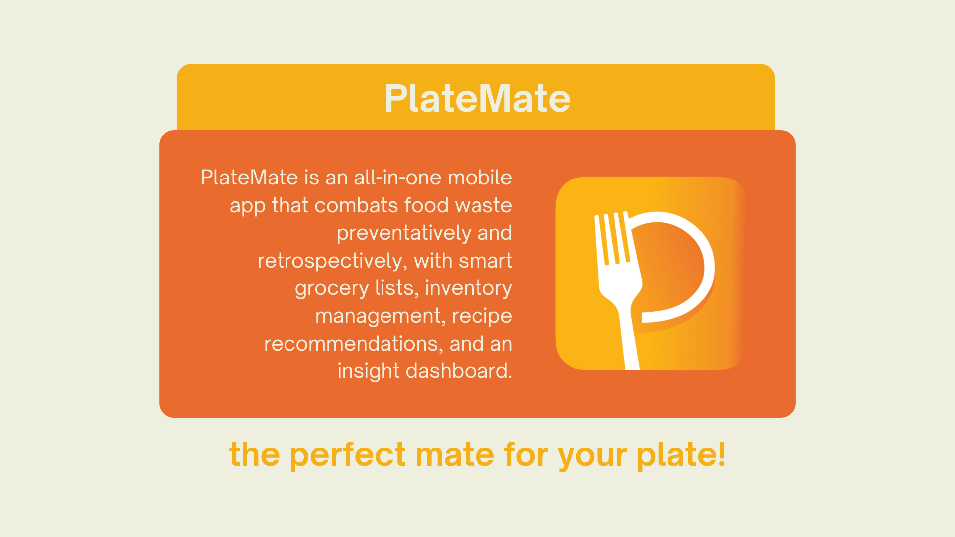 PlateMate | Devpost