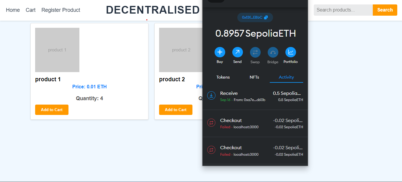 Decentralized Marketplace | Devpost