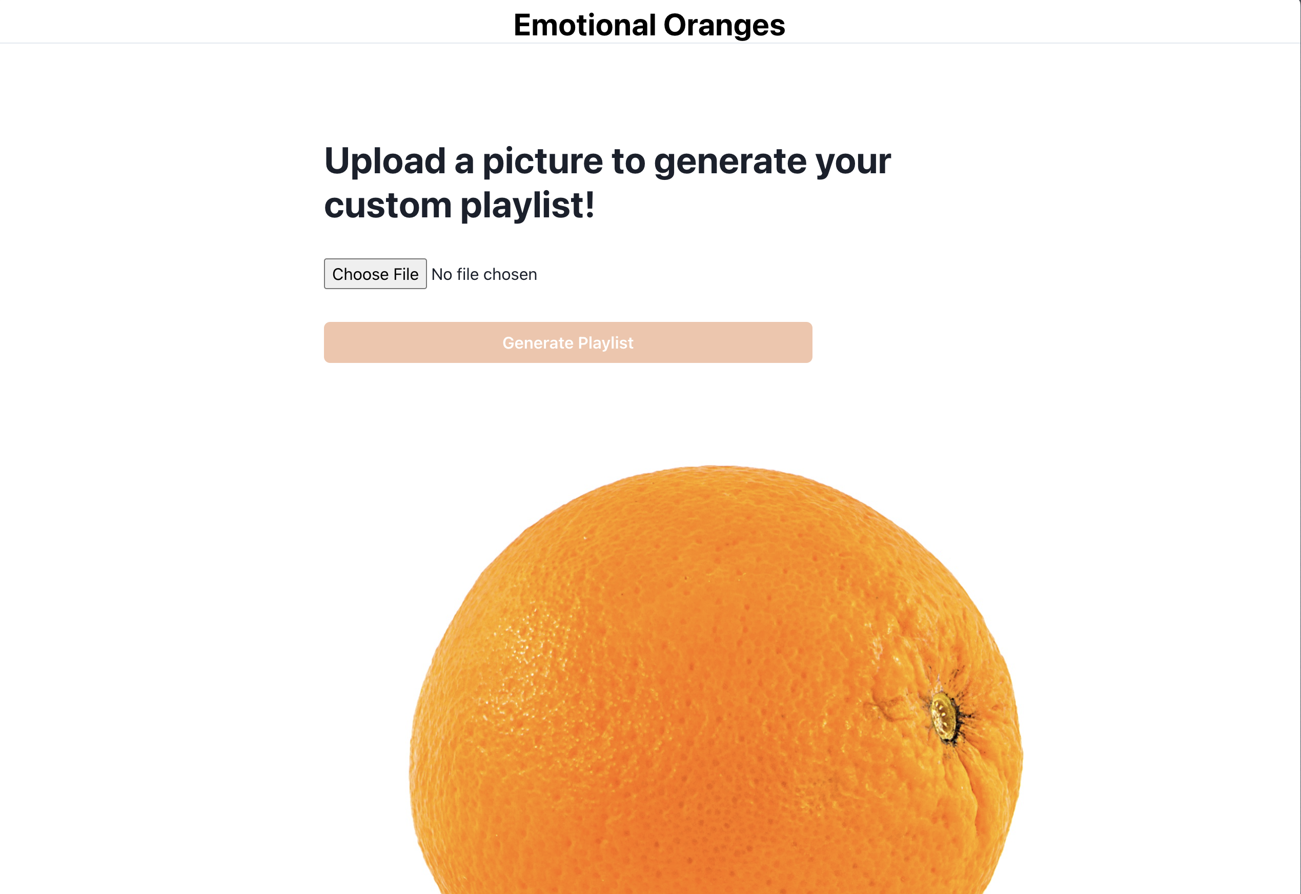 The Emotional Oranges | Devpost