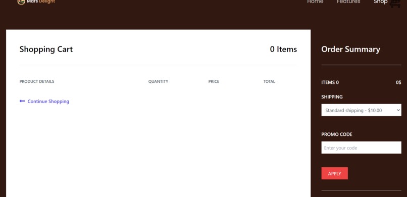 Mars Delight | Devpost