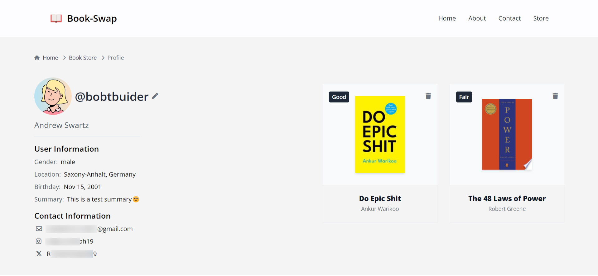 BookSwap: Book Exchange Platform | Devpost