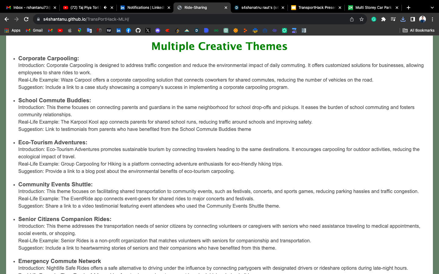 Ride-Sharing for Commuters | Devpost