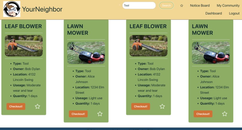 [52] - YourNeighbor | Devpost