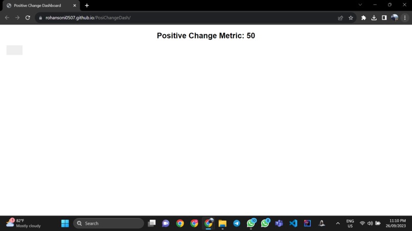 Positive Change Dashboard with Chart.js | Devpost
