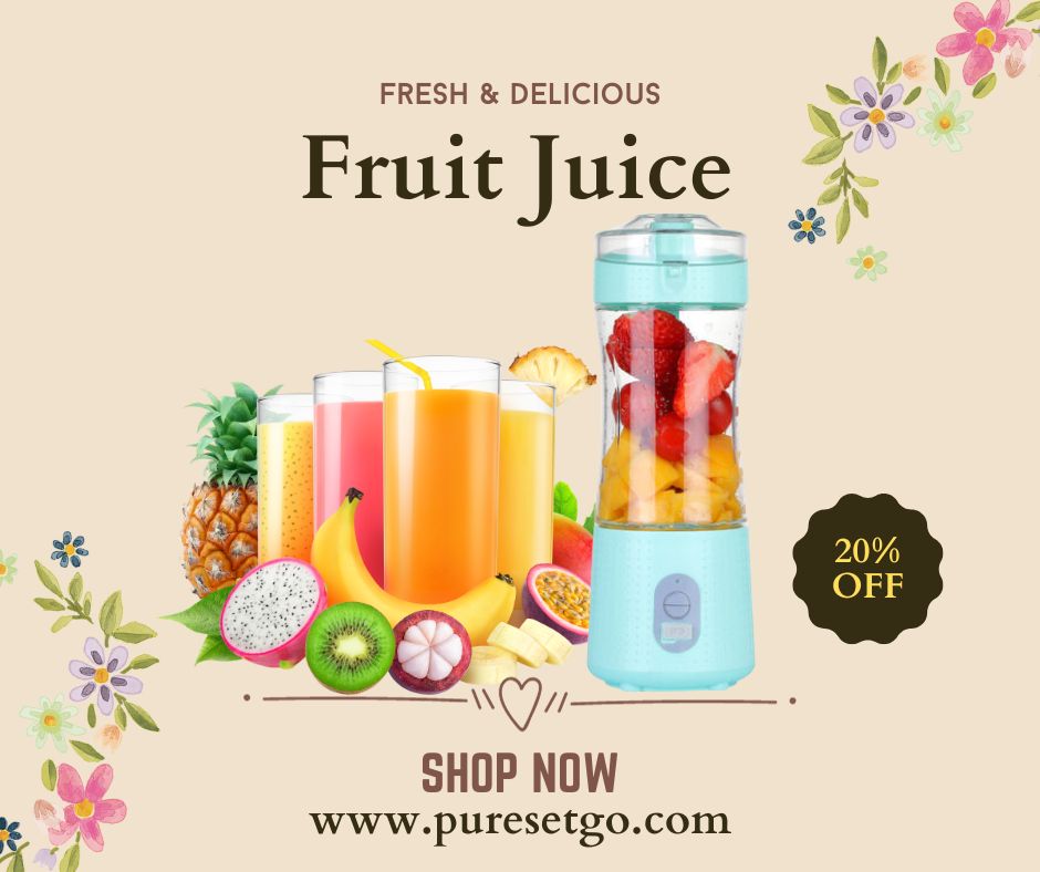 Portable Electric Blender at Pure Set Go | Devpost