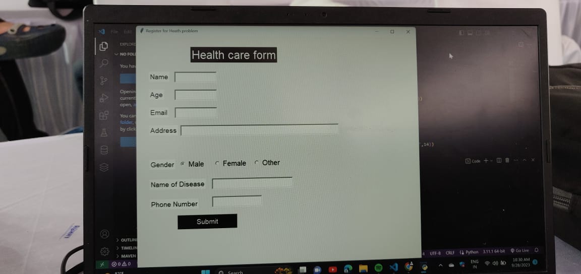 health care form | Devpost