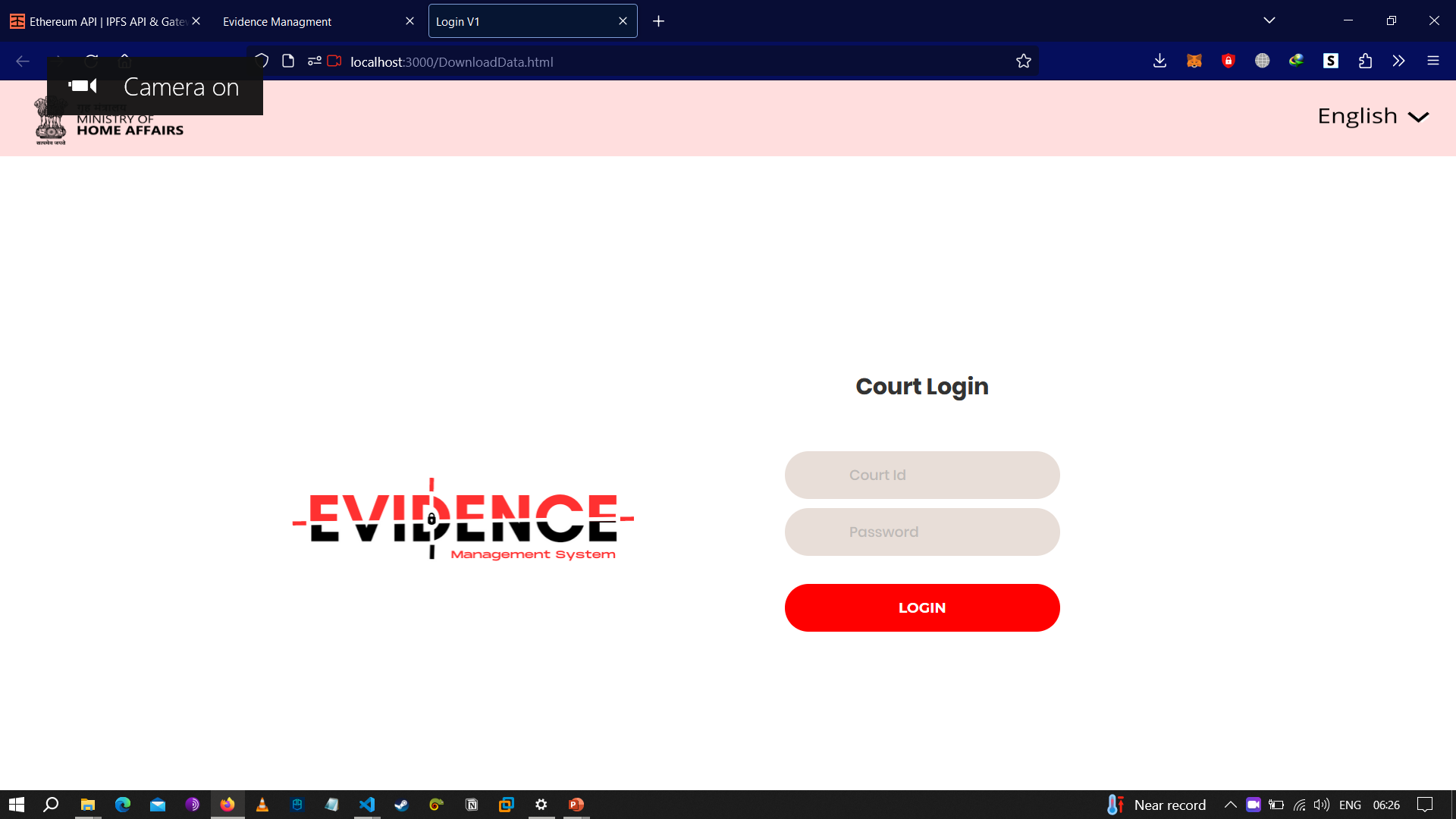 Blockchain And Ai Based Evidence Management System Devpost