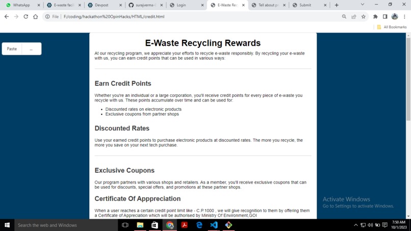 E-waste facility locator | Devpost
