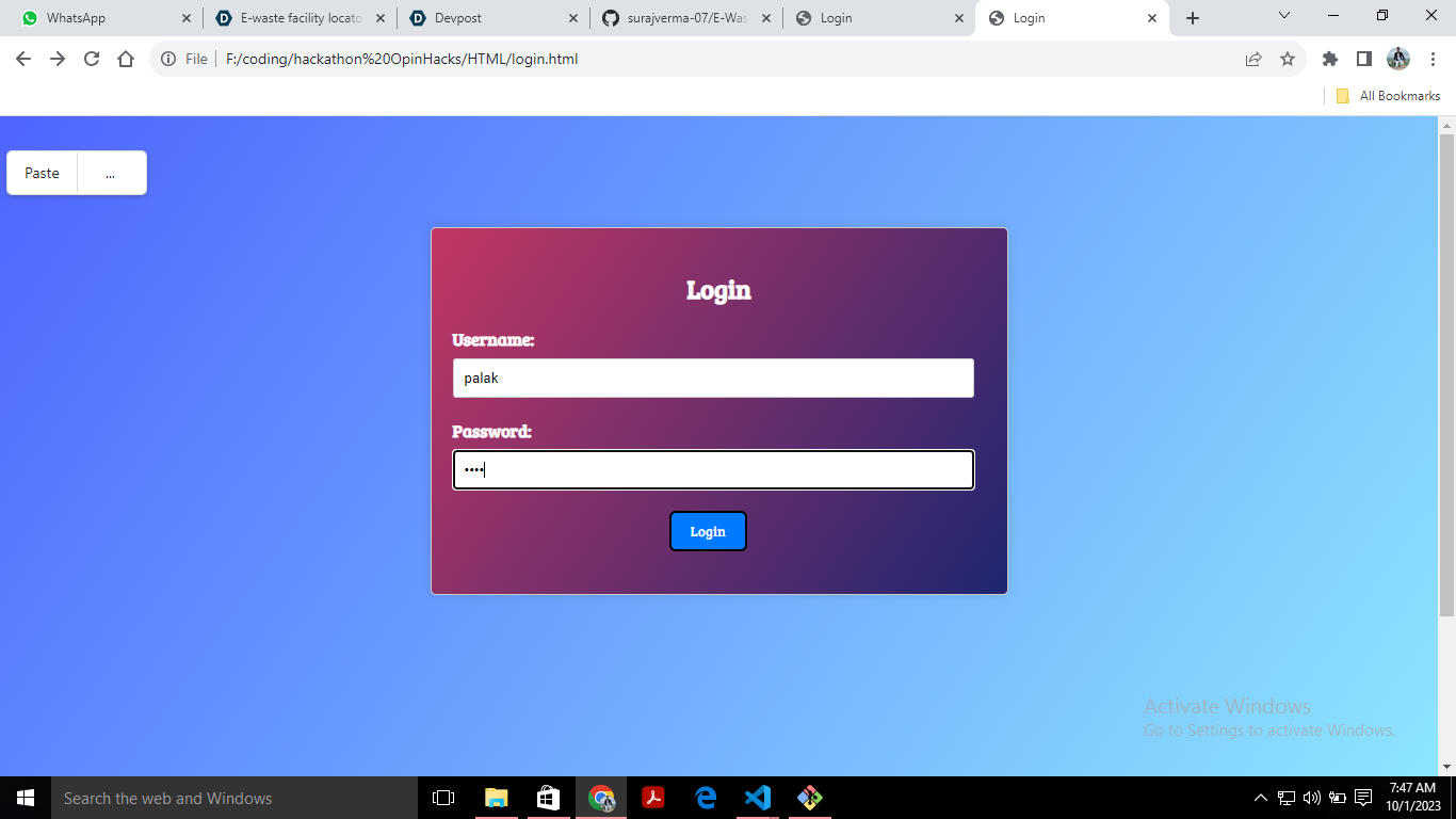 E-waste facility locator | Devpost