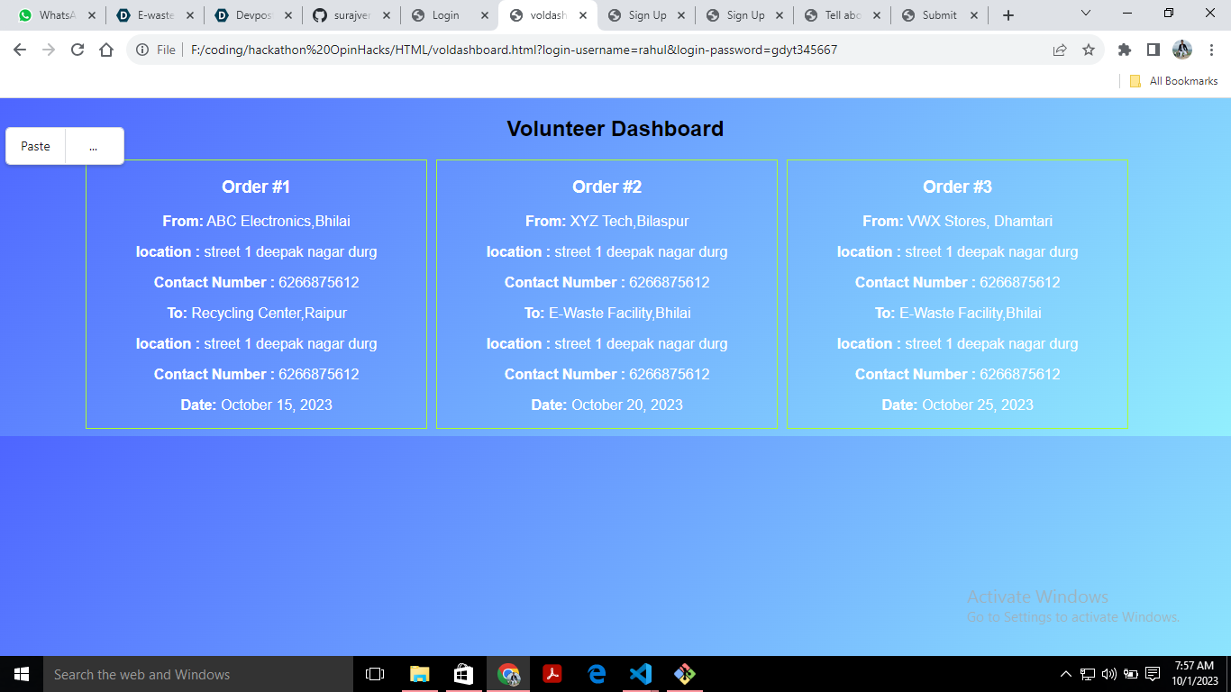 E-waste facility locator | Devpost