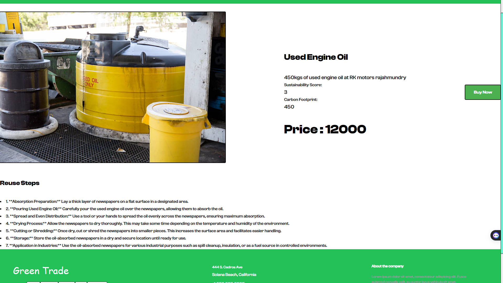 Green Trade | Devpost