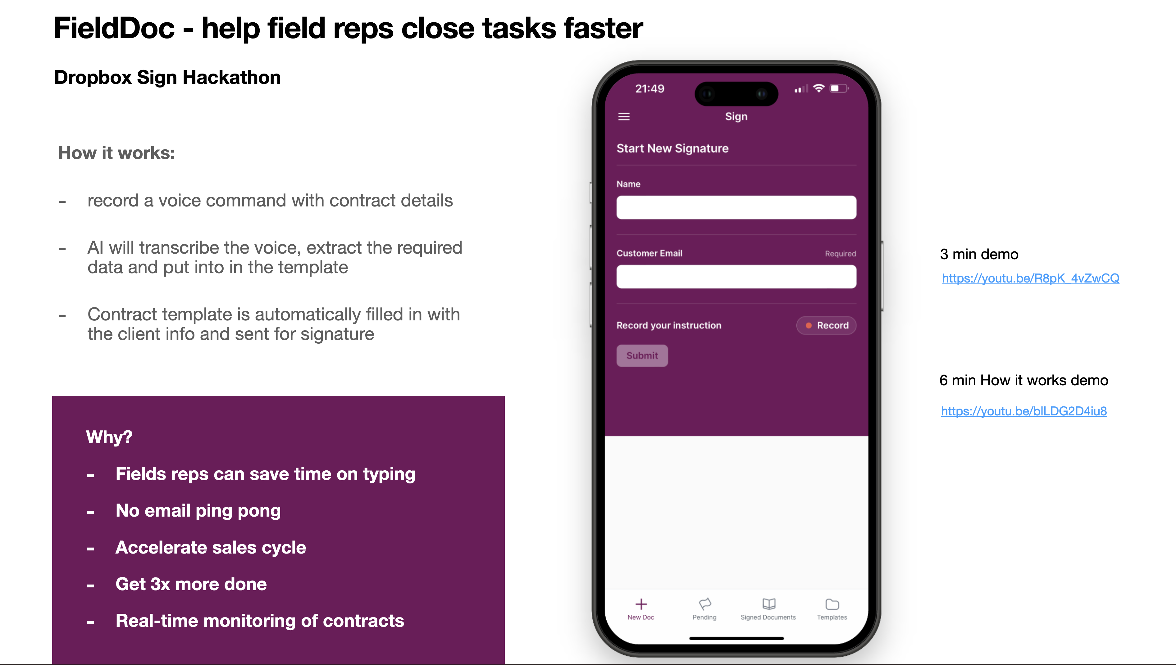 Rabbit - an app to help field reps close deals faster | Devpost