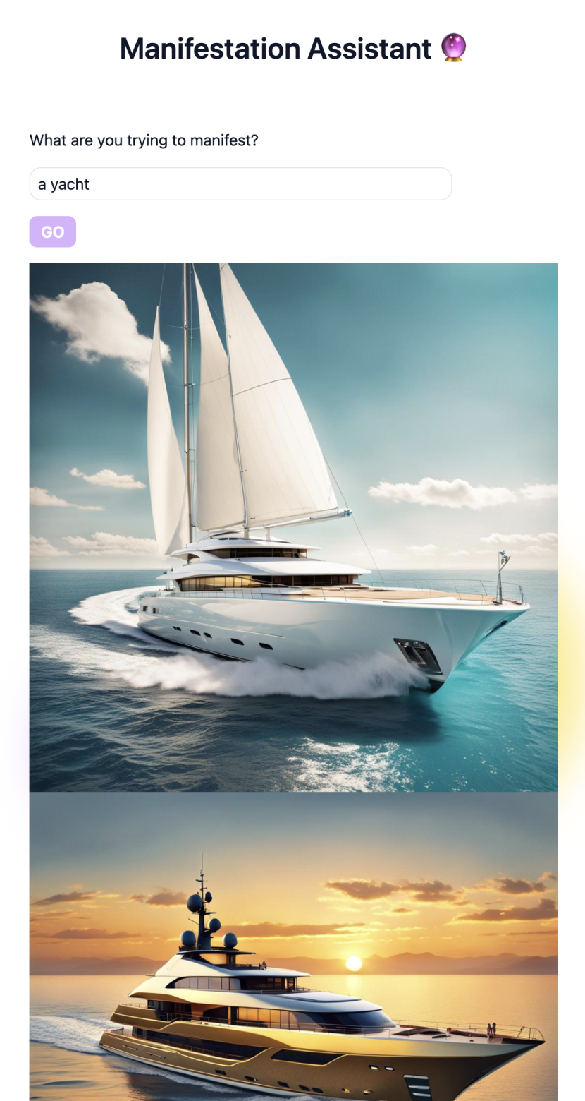 Manifestation Assistant | Devpost