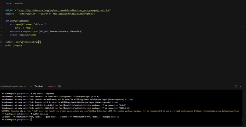 Road Status Detector | Devpost