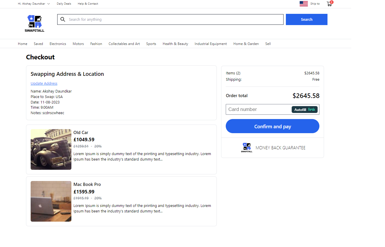 Swap It All | Devpost