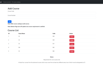 Degree Requirement Analyser | Devpost