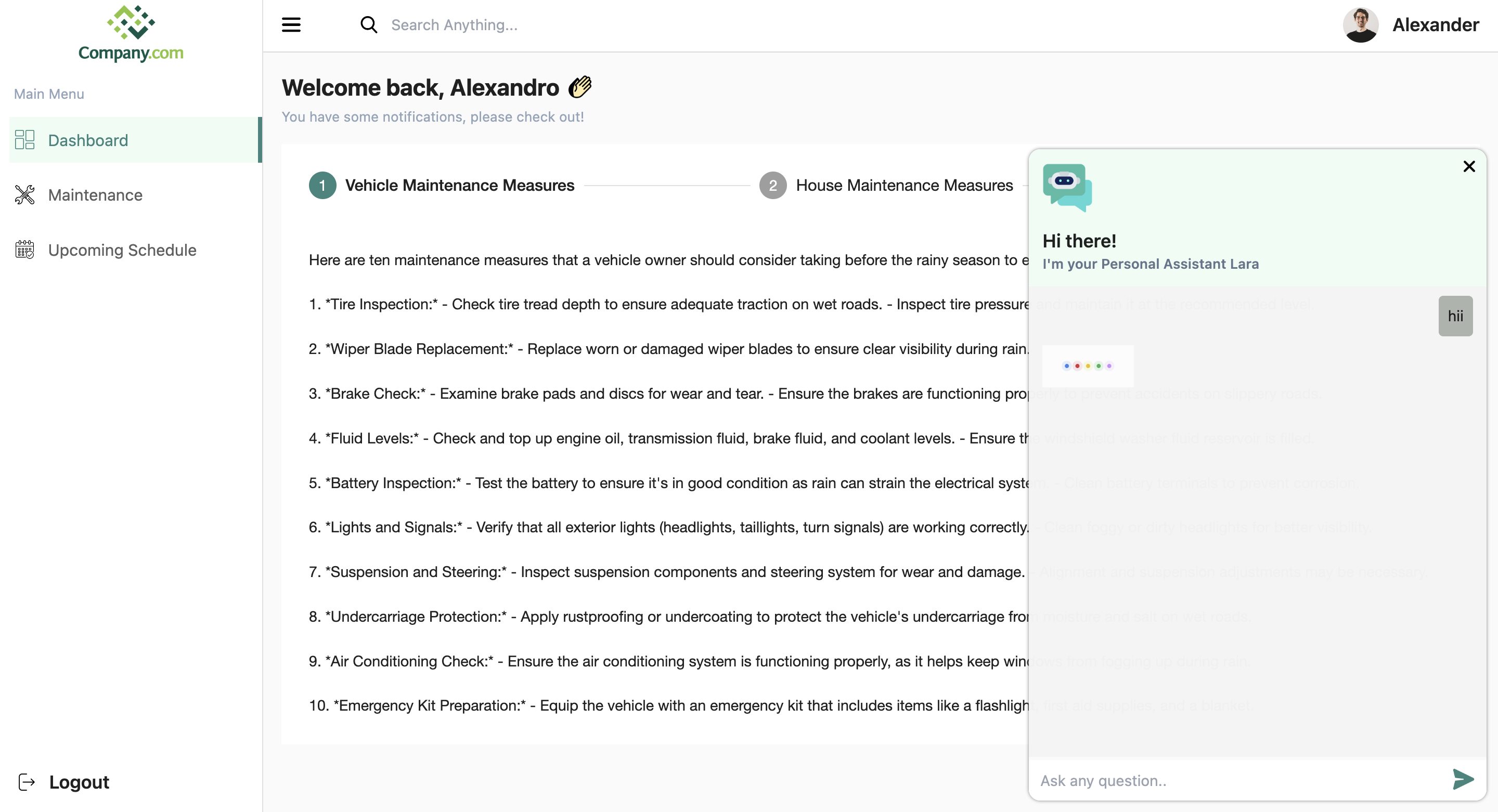 Self Maintenance App | Devpost