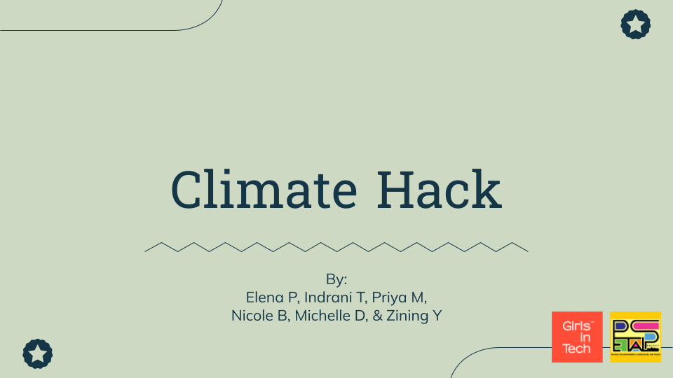 Climate Hack | Devpost