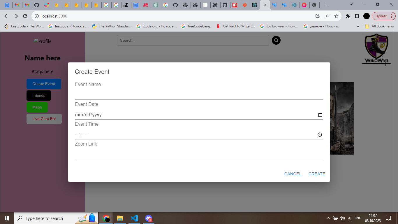 Warrior Wives | Devpost