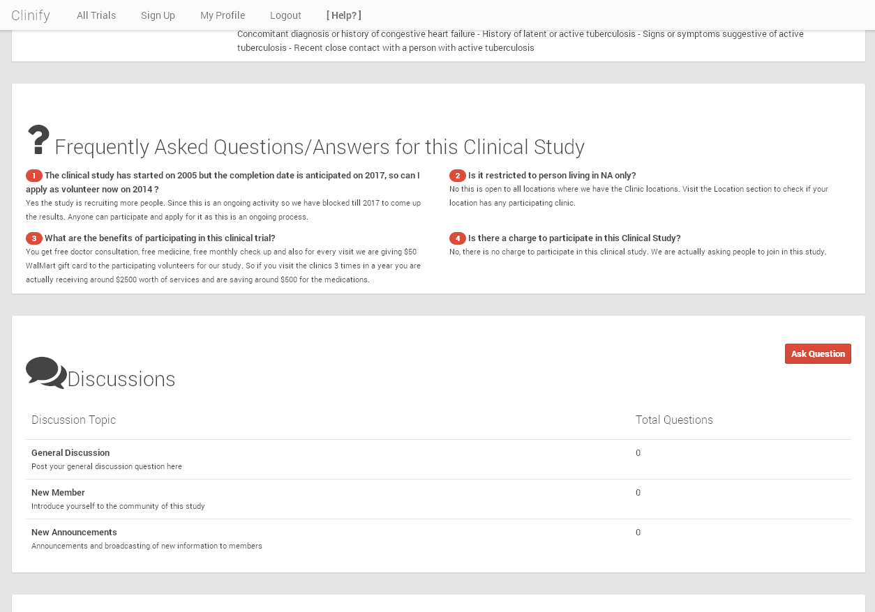 Clinify Collaboration Platform for clinical trials | Devpost