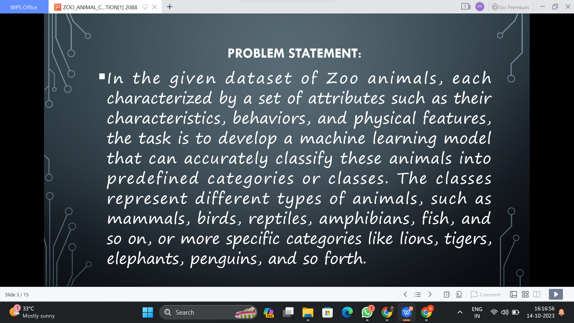 ZOO ANIMAL CLASSIFICATION | Devpost