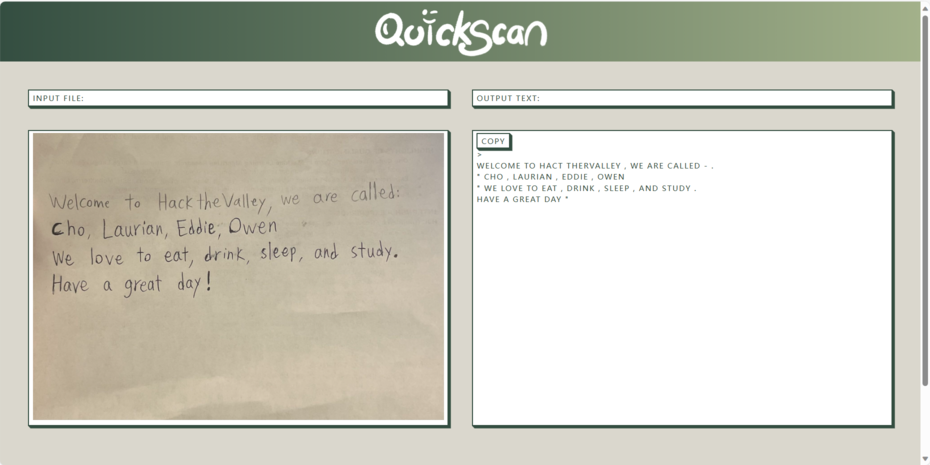 QuickScan: Handwritten-Paragraph-Recognition | Devpost QuickScan: Handwritten-Paragraph-Recognition | Devpost