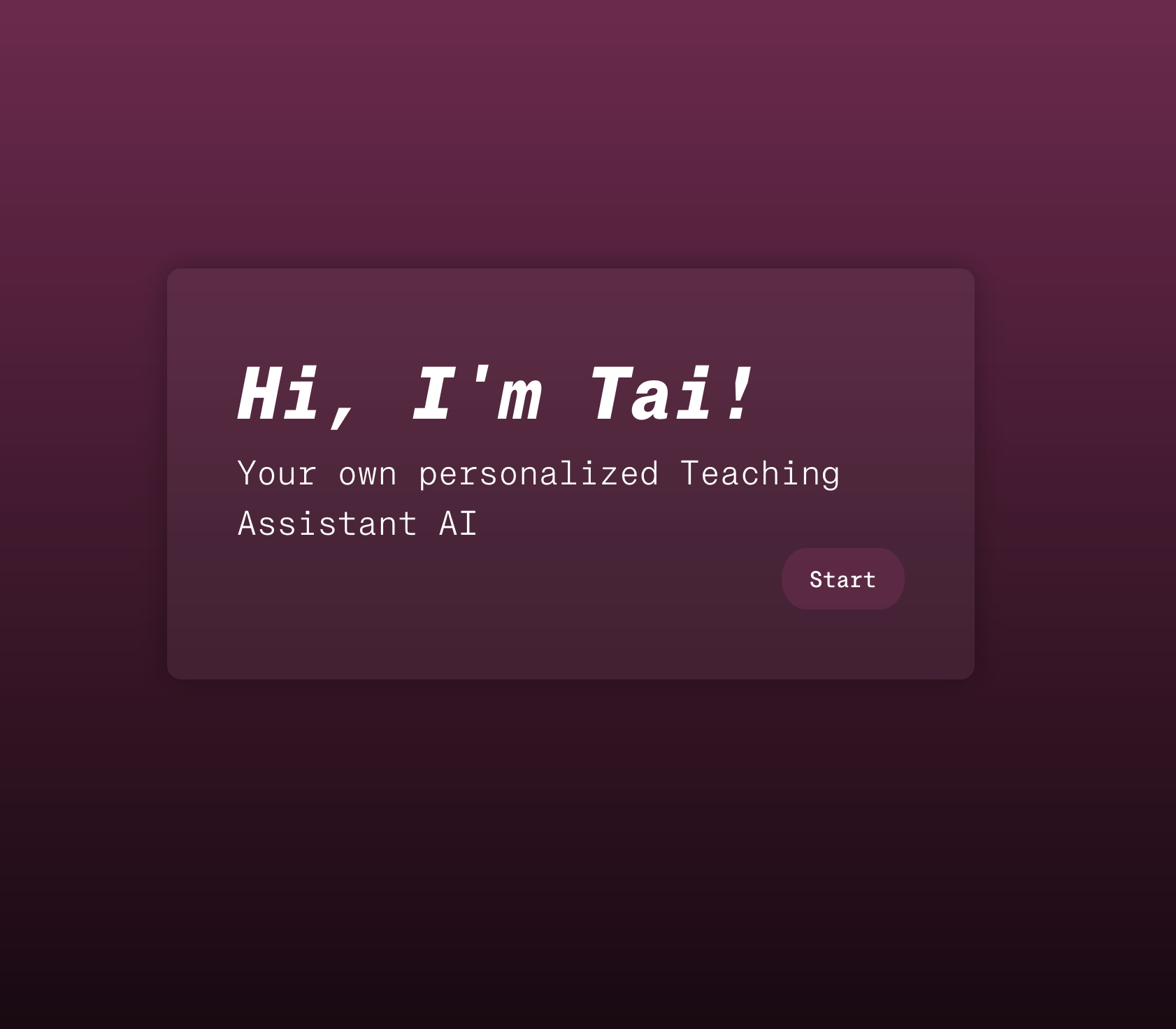 TAI: Teaching Assistant AI | Devpost