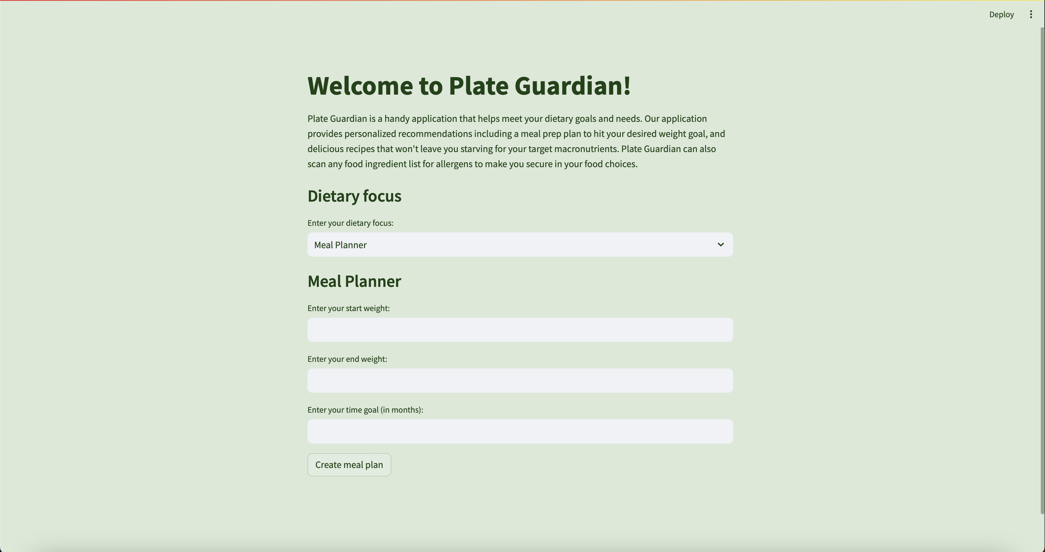 Plate Guardian | Devpost