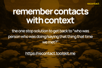 Recontact | Devpost