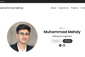 Portfolio website | Devpost