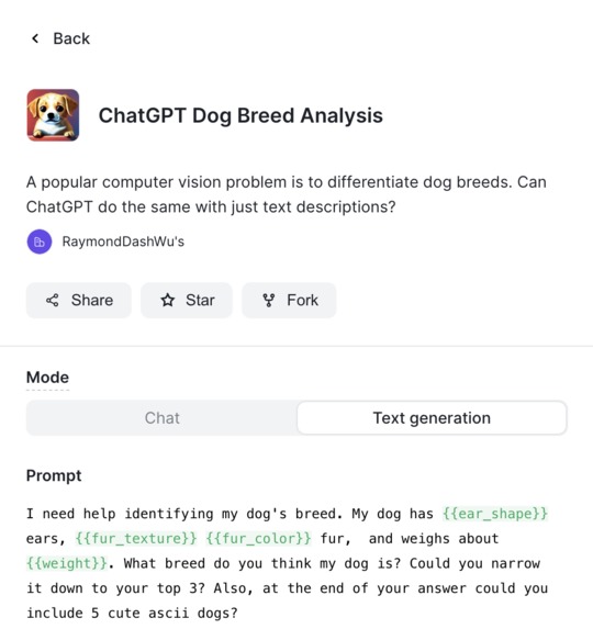 ChatGPT Dog Breed Analysis | Devpost