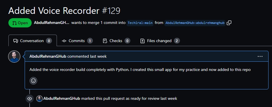 VOICE RECORDER | Devpost