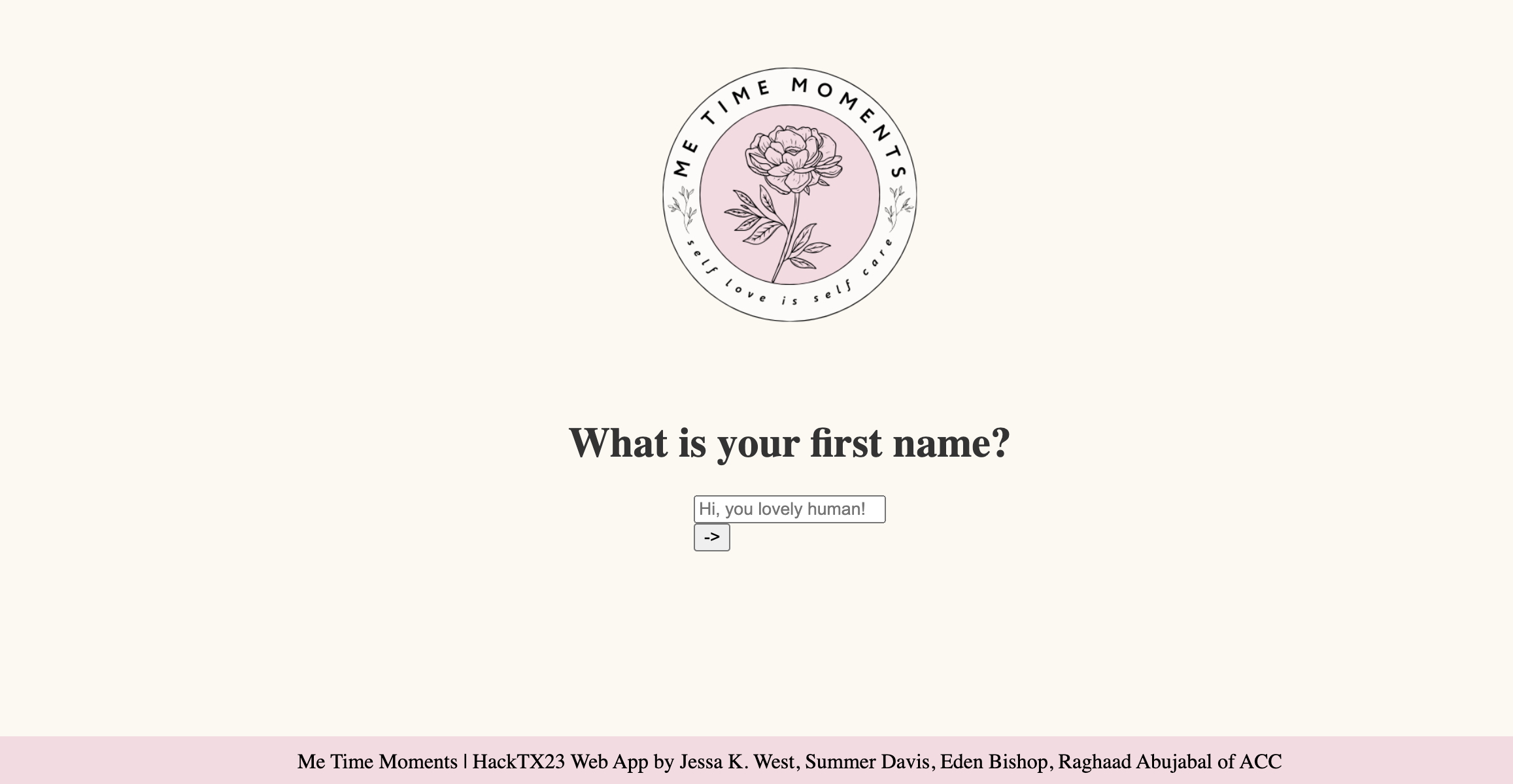 Me Time Moments | Devpost