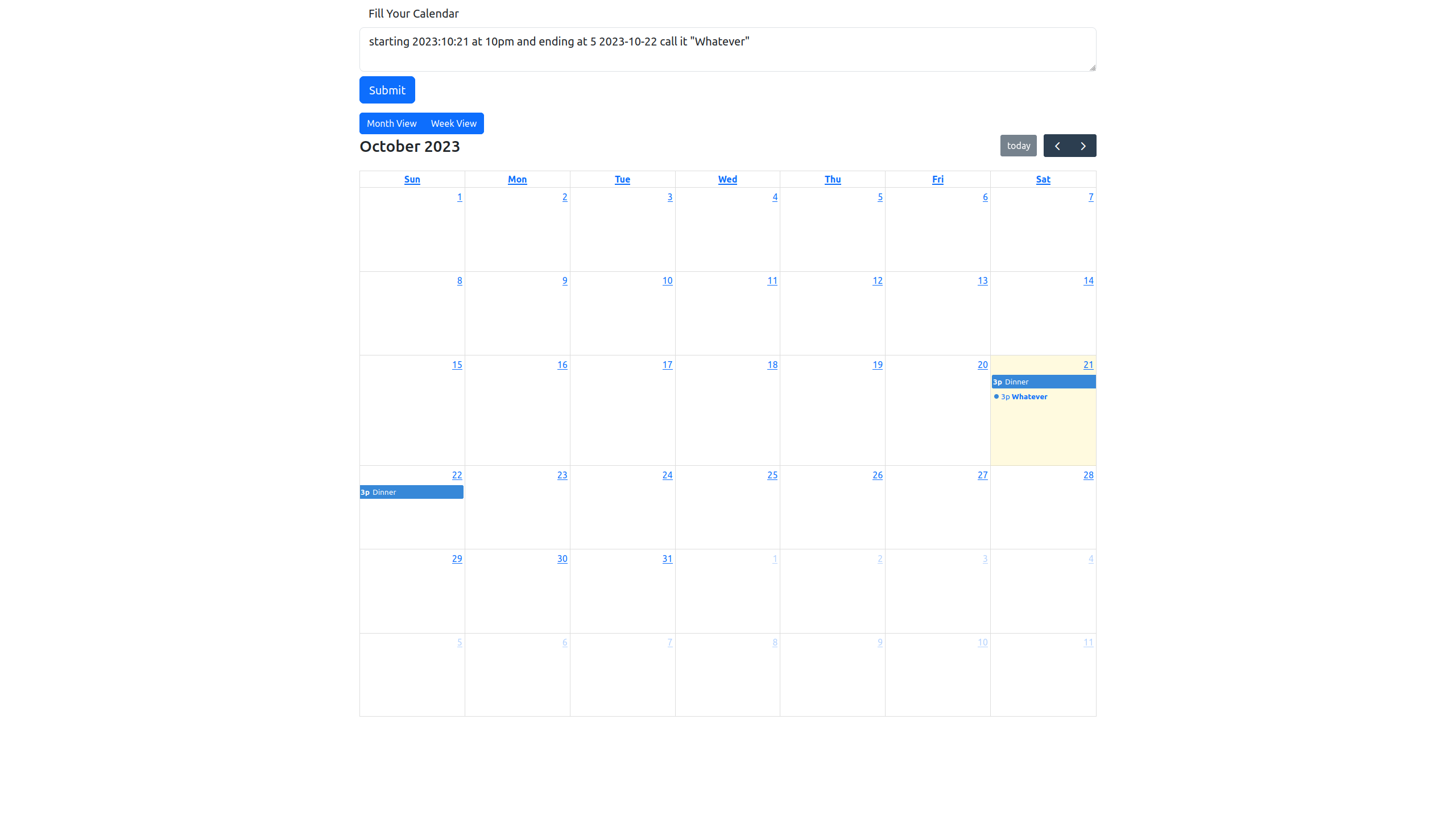Talk to Your Schedule | Devpost