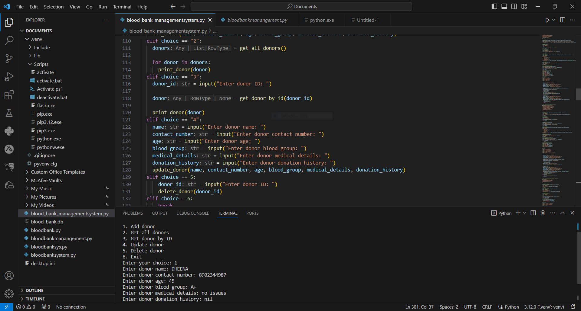BLOODBANK MANAGEMENT SYSTEM | Devpost