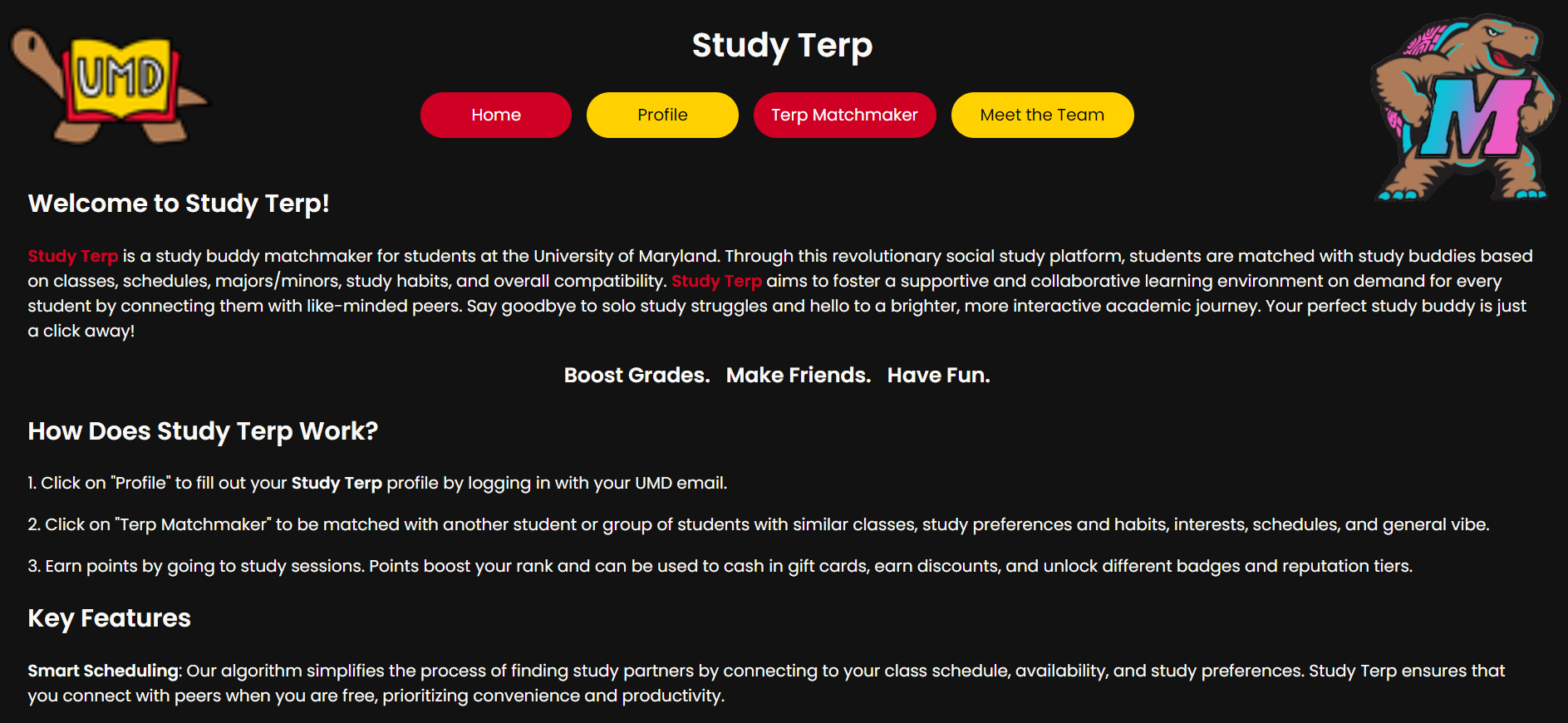 Study Terp | Devpost