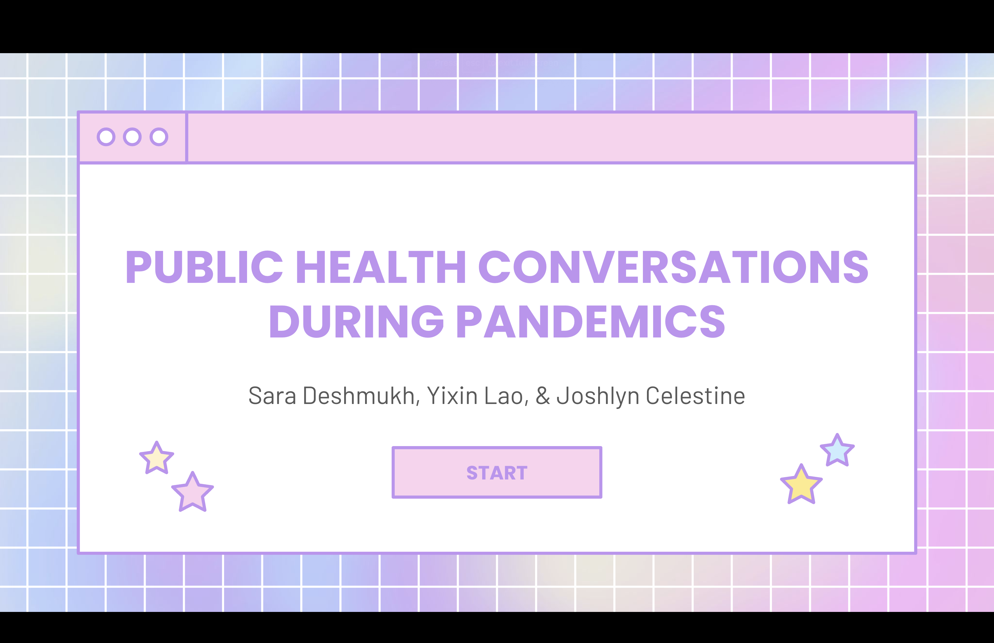 Health Conversations during the Pandemic | Devpost