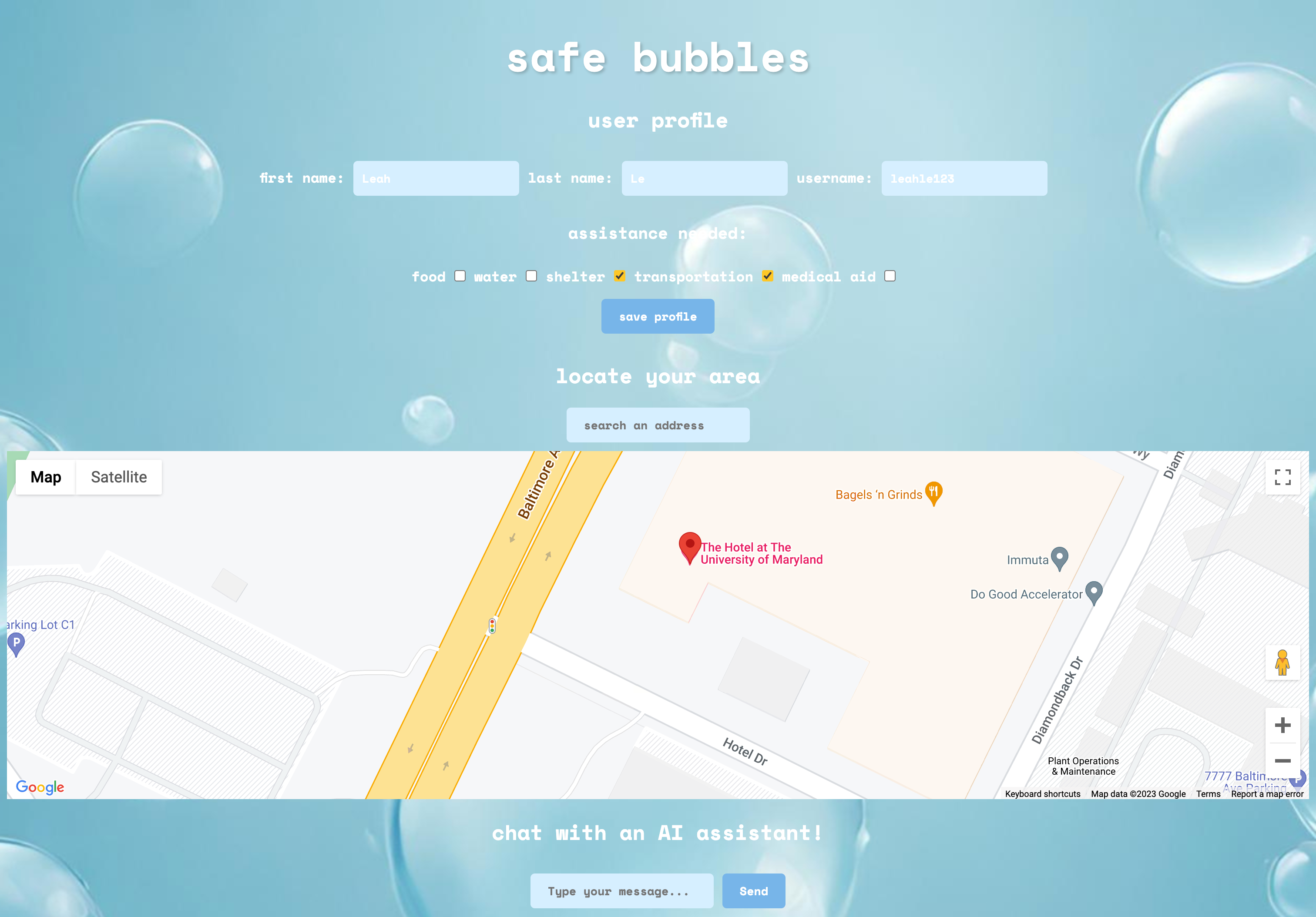 Safe Bubbles | Devpost