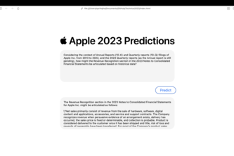 Filings Forecaster | Devpost
