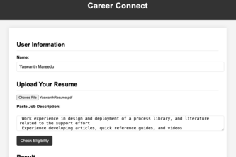 Career Connect | Devpost