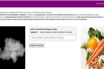 Foods Carbon Emission AI By Clarifai | Devpost