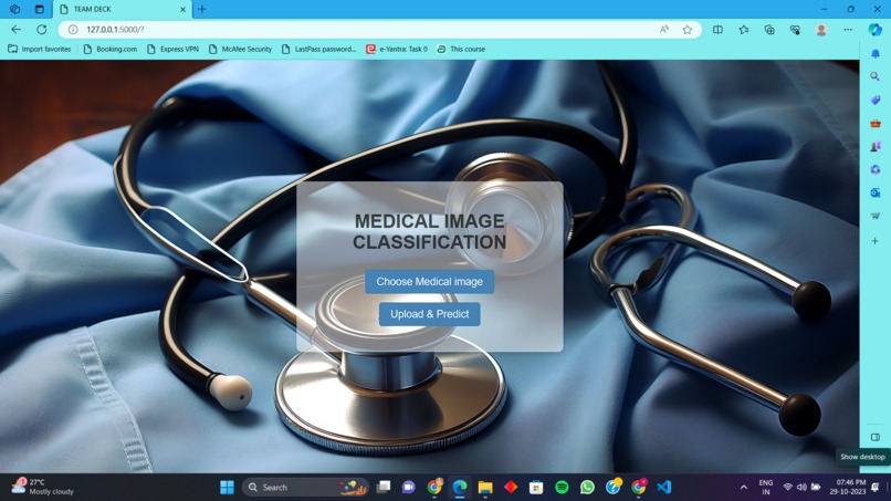 MEDICAL IMAGE DIAGNOSIS USING MACHINE LERNING | Devpost