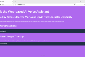 Model Taipy GUI for Jarvis AI Assistant | Devpost