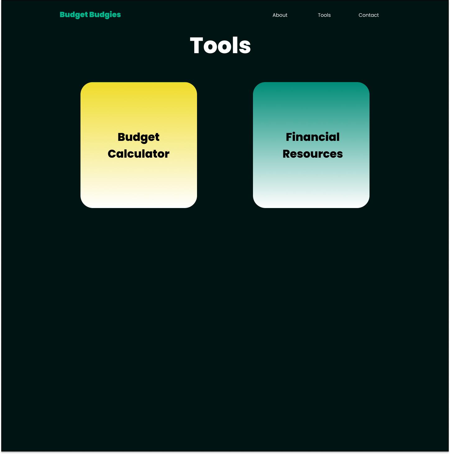 Budget Budgies | Devpost