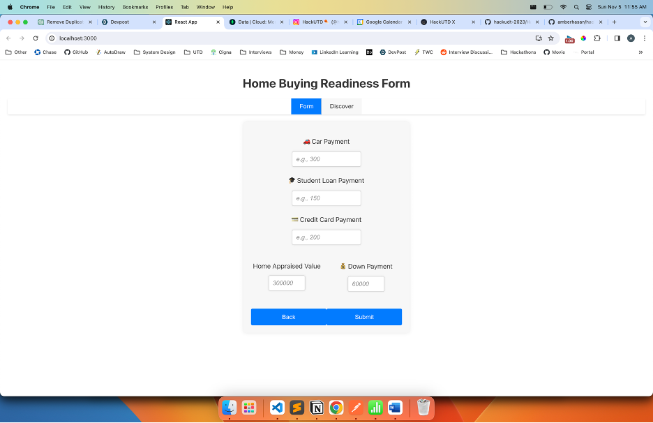 Home Buying Readiness Calculator | Devpost
