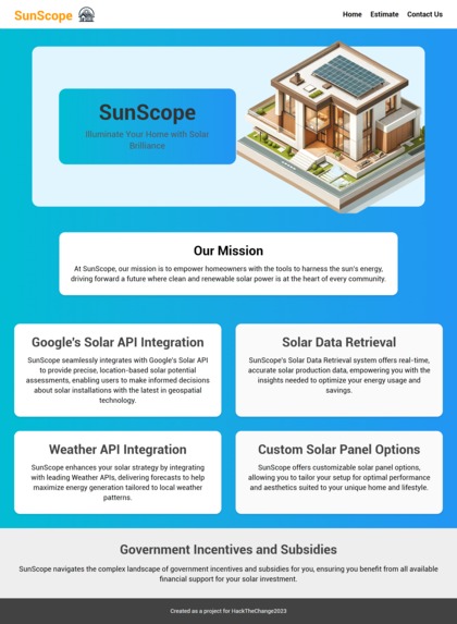 SunScope | Devpost