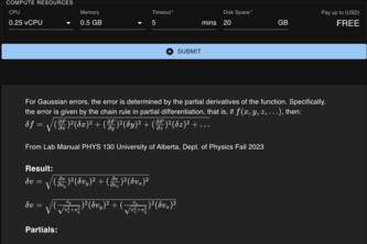 Error Propogator Calculator | Devpost